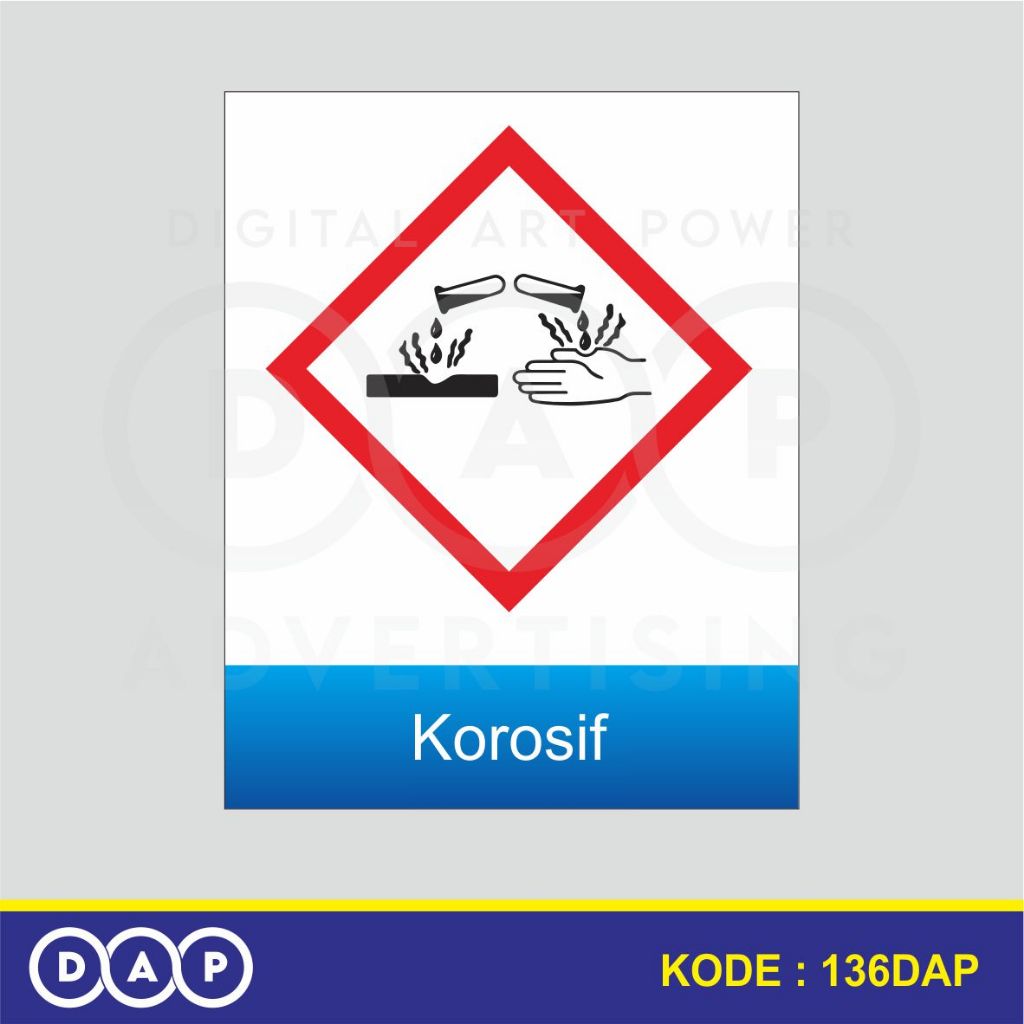 Jual 136 - STIKER KOROSIF - LIMBAH B3 - 20 X 25 CM - VYNIL - TERBAIK ...