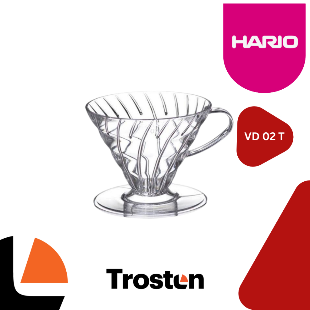 Jual Hario V60 Dripper 02 Transparent VD-02-T - Dripper Plastic | Shopee Indonesia