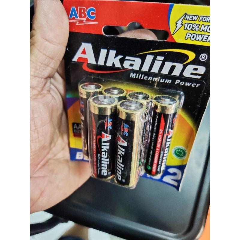 Jual Baterai ABC ALKALINE AA Beli 4 gratis 2 (Isi 6pcs) | Shopee Indonesia