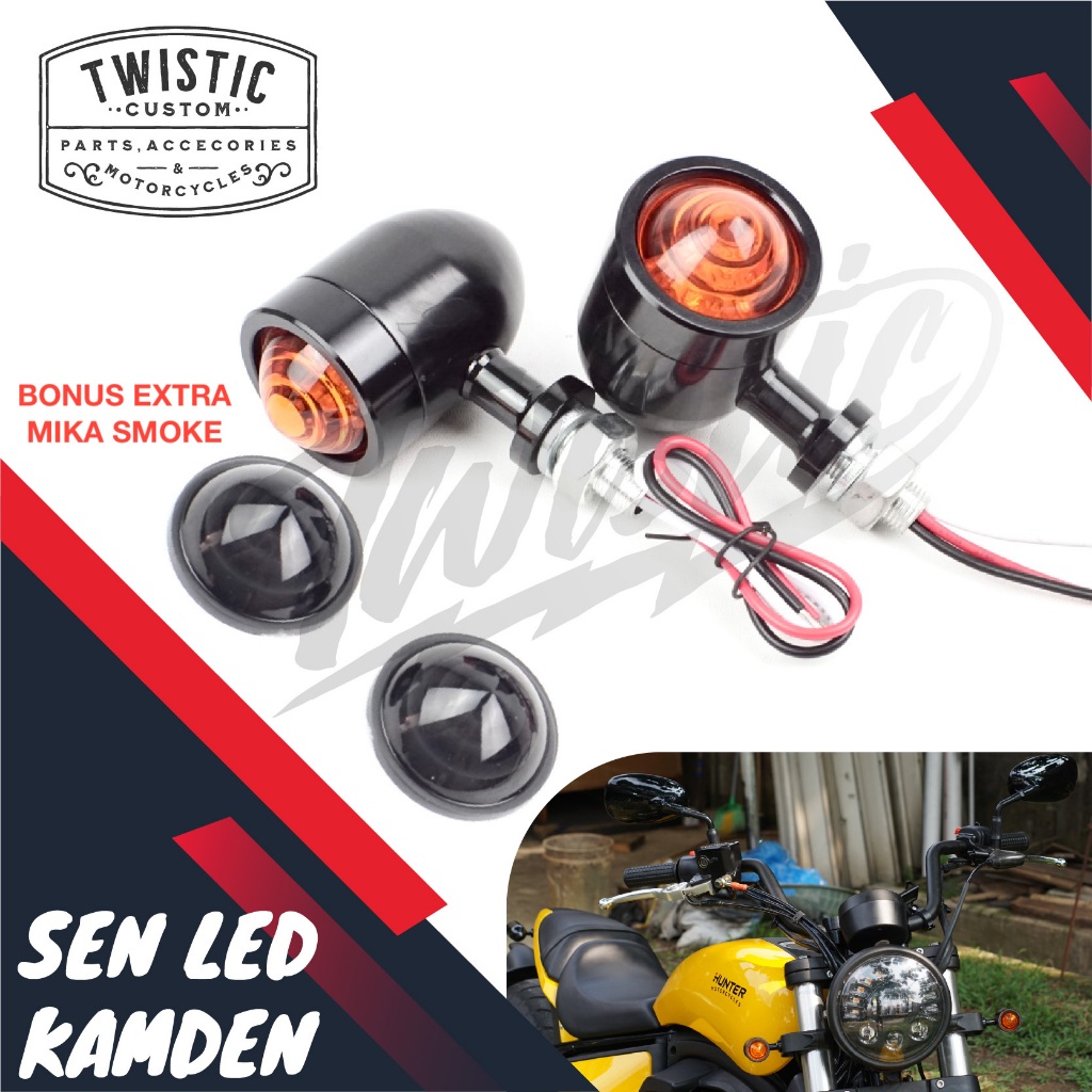 Jual Lampu Sen Sein LED Kamden Motor XSR 155 W175 Benelli Harley ...