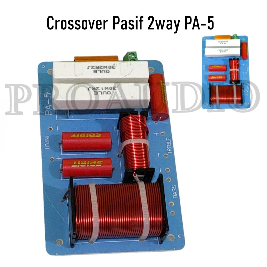 Jual Crossover Pasif 2 Way PA-5 PA 5 PA5 Bass Treble 1000 Watt High ...