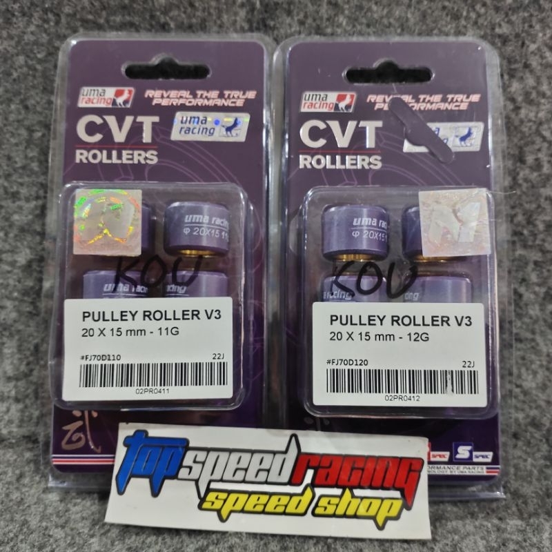 Jual ROLLER UMA RACING UKURAN 11 , 12 BUAT HONDA VARIO 125 / 150 , PCX ...