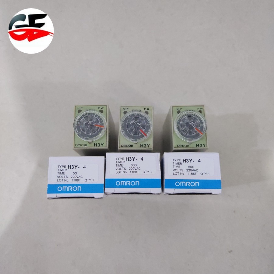 Jual MINI Timer Omron H3Y-4 / H3Y4 Delay Timer Relay 5S 30S 60S + socket | Shopee Indonesia