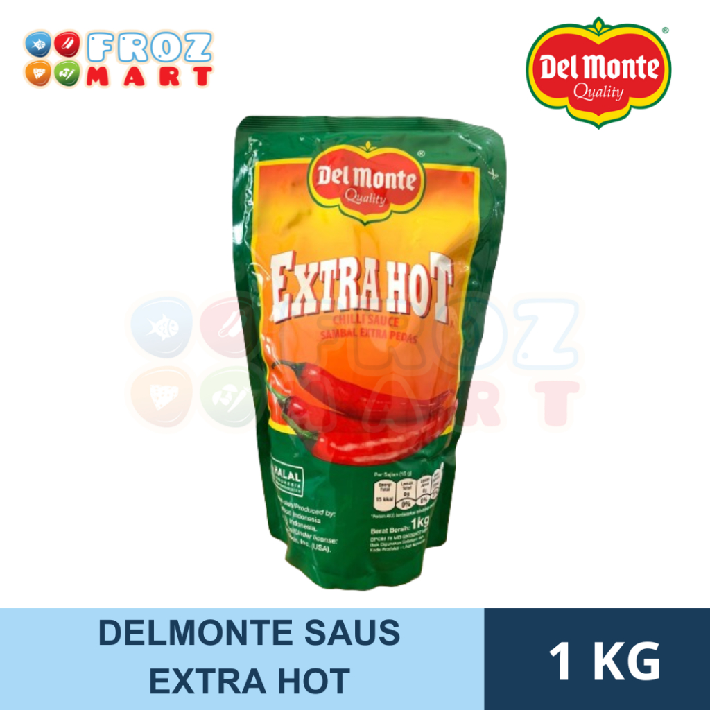 Jual Delmonte Saus Extra Hot 1kg (Pouch) / Delmonte Extra Hot 1kg / Saus Delmonte | Shopee Indonesia