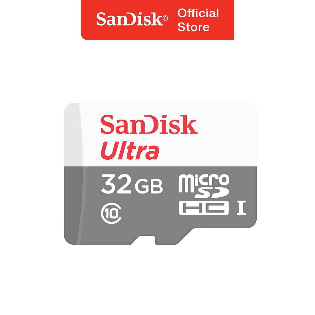 Jual Memory Card | Micro SD 32GB SanDisk Ultra up to 100Mbps Class 10 ...