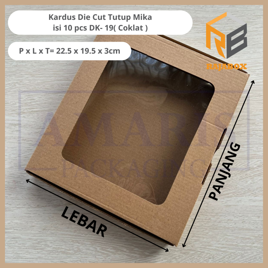 Jual Kardus Die Cut Mika Kotak Nastar Isi 10 Pcs DK-19 Amaris Packaging ...