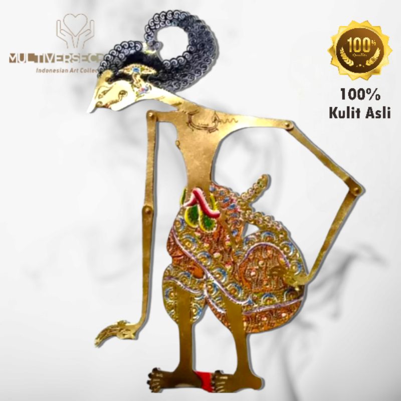 Jual Wayang Alusan Arjuna/Janaka/Janoko Bahan Premium Kulit Asli Ukuran ...