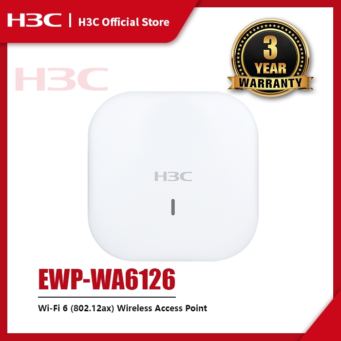 Jual H3C WA6126 Wi-Fi 6 (802.11ax) 5.375 Gbps Indoor Wireless AP Router -Cloud Managed AP ...