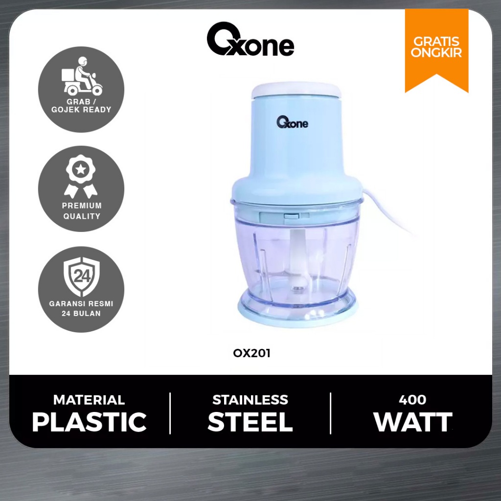 Jual Oxone OX201 Chopper Penghalus Bawang Portable Super Tajam | Shopee Indonesia