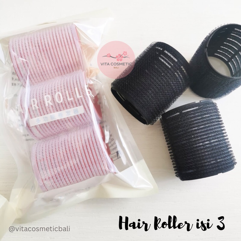 Jual ISI 2/3/4 Hair roller 5cm 5.5cm 4cm Rol Rambut Lengket l Hair Roll ...