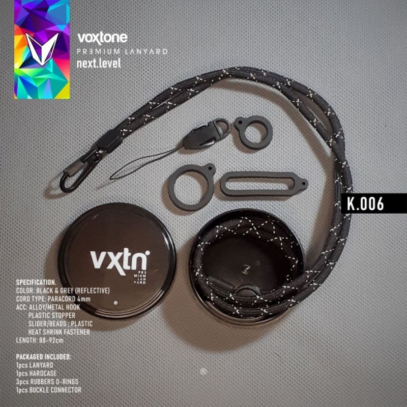 Jual Premium Lanyard - Kalung Pengait untuk HP, ID Card, Flash Disc, Camera - Voxtone Next Level ...