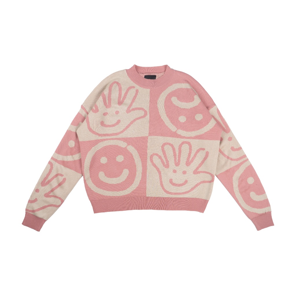 Jual FAITH FADE - Knitwear Signature Checkered (Steel Blue - Broken ...