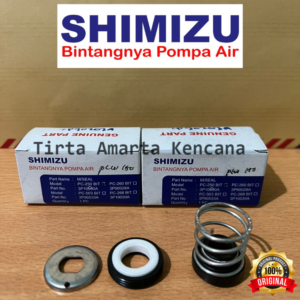 Jual Mechanical Seal Pompa Air Shimizu PLW 200 BIT / PLW 300 BIT / PB ...