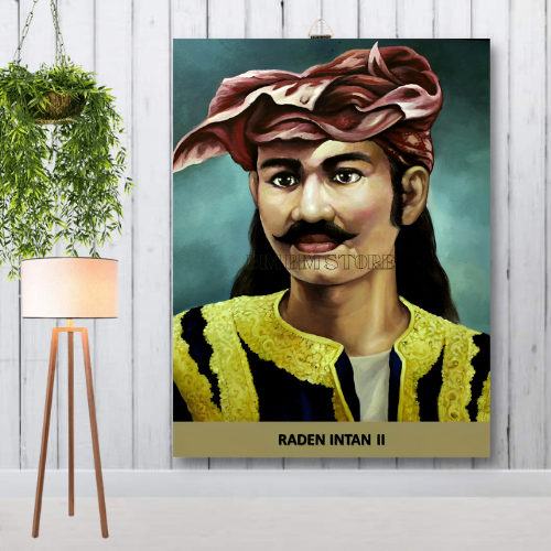 Jual BINGKAI + FOTO PAHLAWAN RADEN INTAN HIASAN DINDING WALLDECOR ...