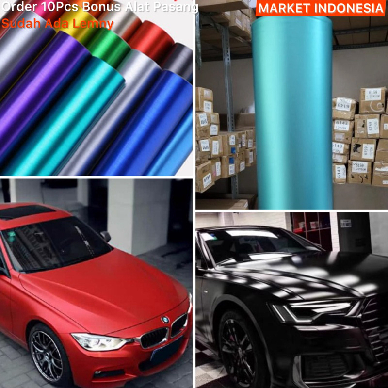 Jual Scotlet stiker satin untuk motor bahan lentur tahan lama termurah ...