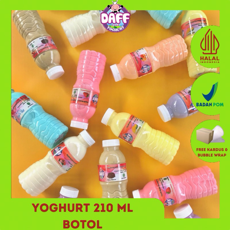 Jual (COD) PREMIUM YOGURT HALAL KENTAL 210 ML | YOGURT HOMEMADE ...