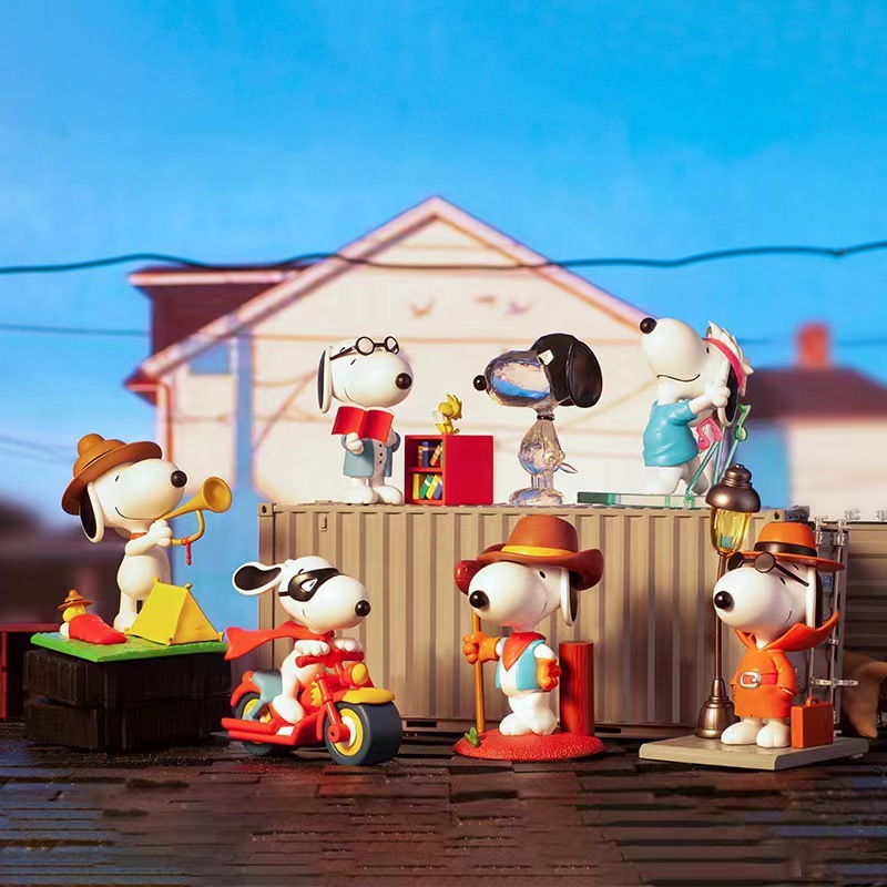 Jual Snoopy Series Animation Toys Blind Box Surprise Box | Shopee Indonesia