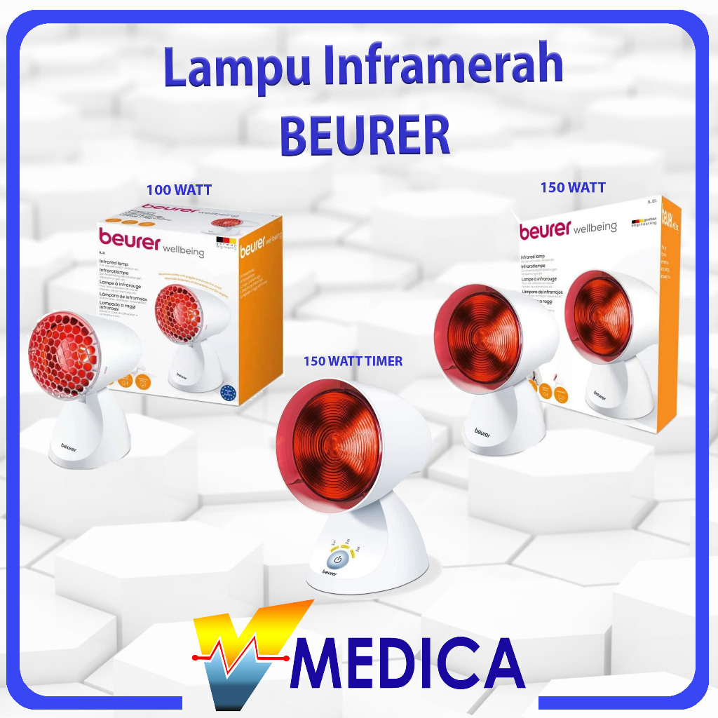 Jual Lampu Fisioterapi Infra Merah Beurer Wellbeing IL11 & IL 35 ...
