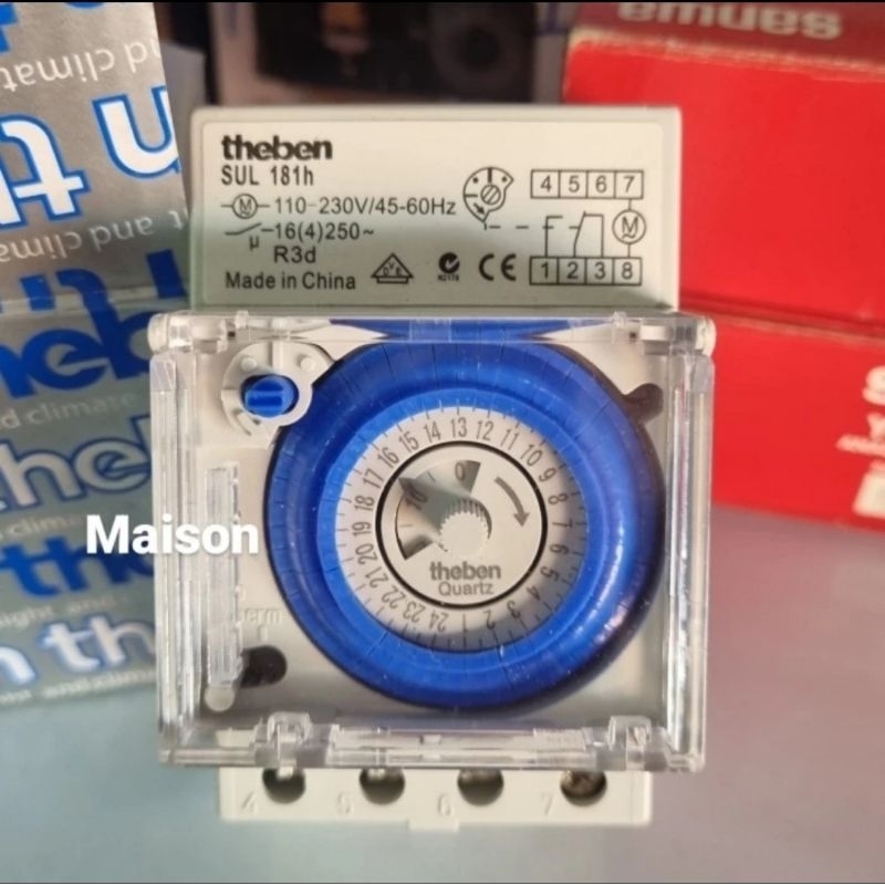 Jual Timer Analog Theben SUL181H Timer Theben teben sul 181h | Shopee ...