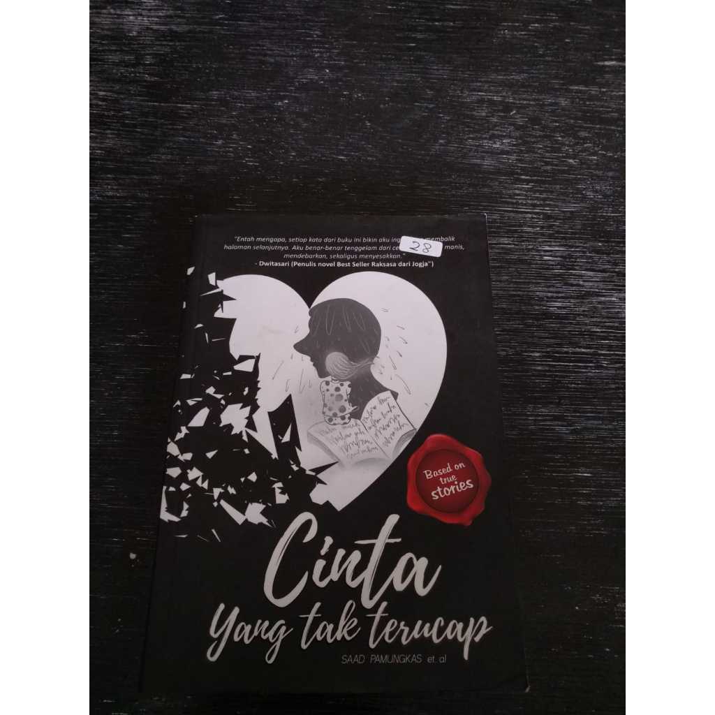 Jual Buku Novel Cinta yang tak terucap by Saad Pamungkas , Bekas , Ori dan Original | Shopee ...
