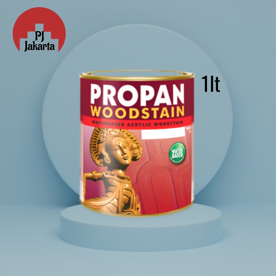 Jual Propan Woodstain 631 1 Liter / Cat Politur Waterbased | Shopee ...
