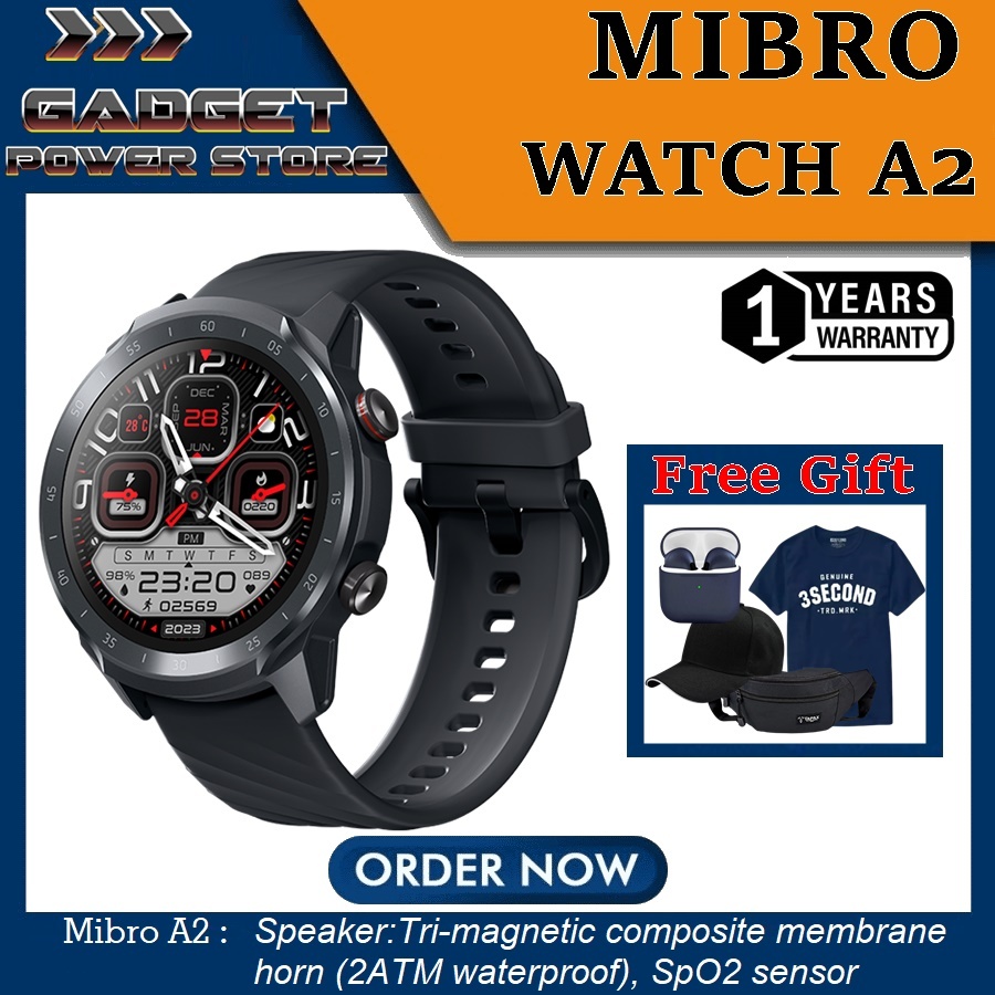 Jual Mibro Watch A2 Smartwatch Bluetooth Calling SpO2 - Garansi Resmi ...