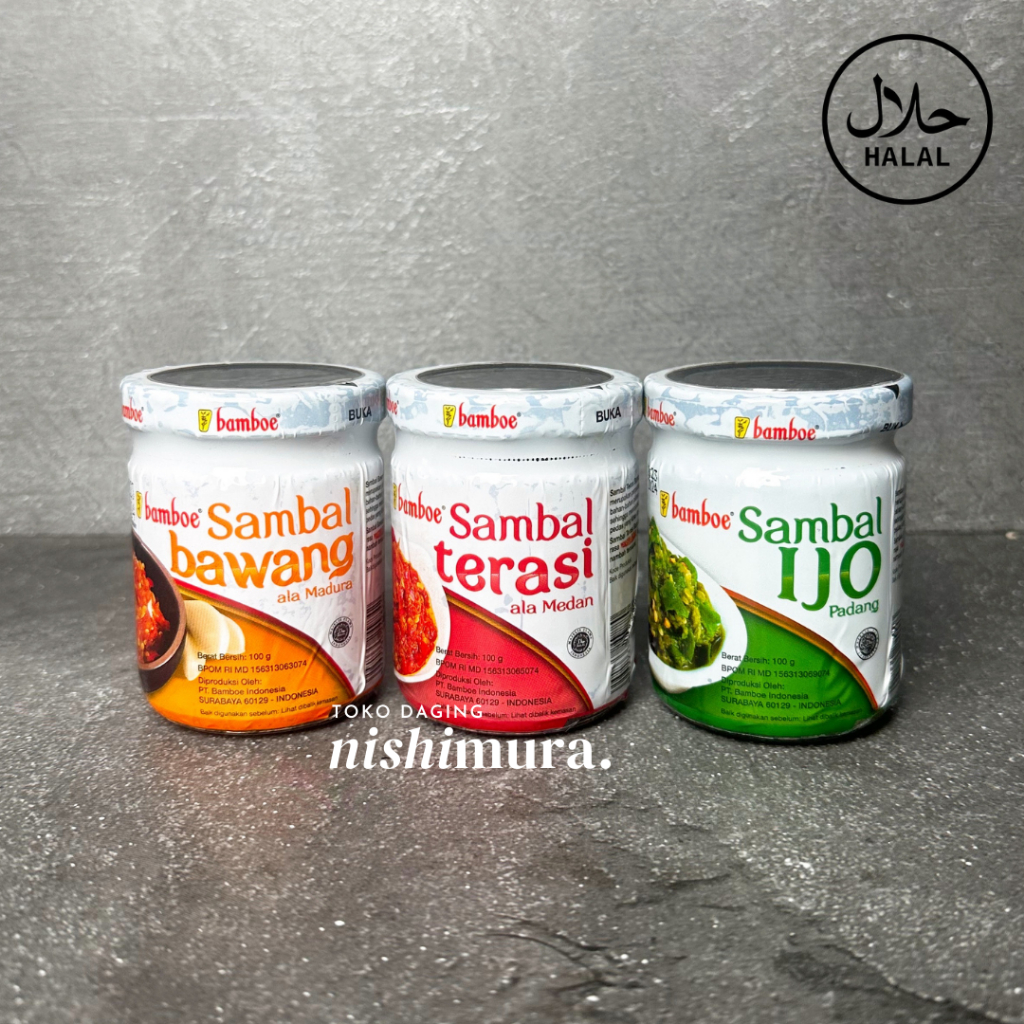 Jual Sambel Bawang Terasi Ijo Botol by BAMBOE 100ml - Sambal Nusantara ...