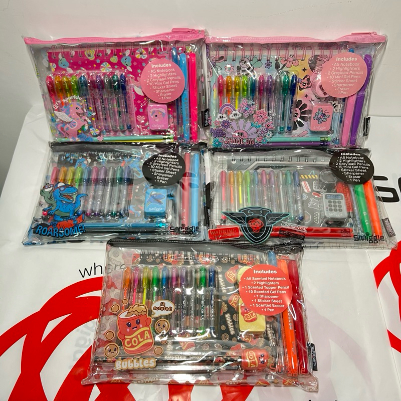Jual Smiggle Icons Essentials A5 Stationery Gift Pack | Shopee Indonesia