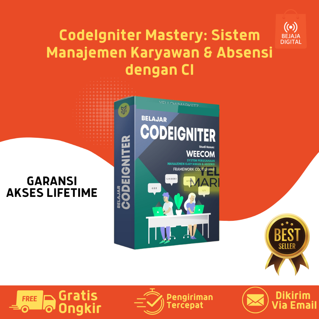 Jual CodeIgniter Mastery: Sistem Manajemen Karyawan & Absensi dengan CI | Shopee Indonesia