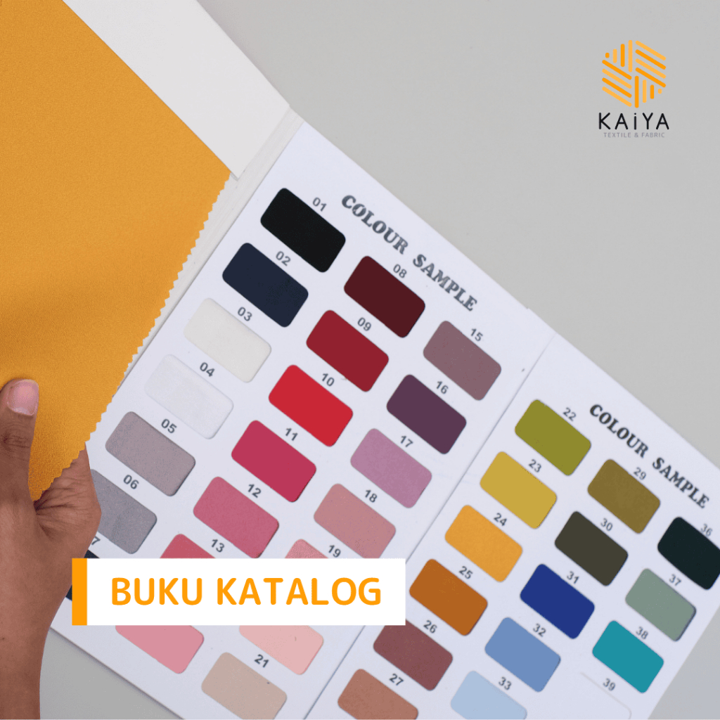 Jual Buku Katalog Warna Kain Kaiya Textile Fabric | Shopee Indonesia