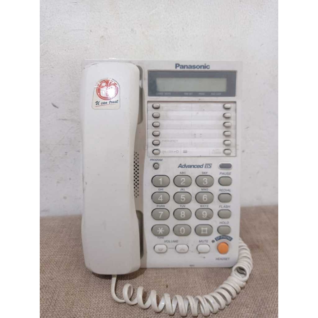 Jual Telepon Kantor Rumah Single Lan Panasonic KX-T2375MXW KXT2375 MXW | Shopee Indonesia