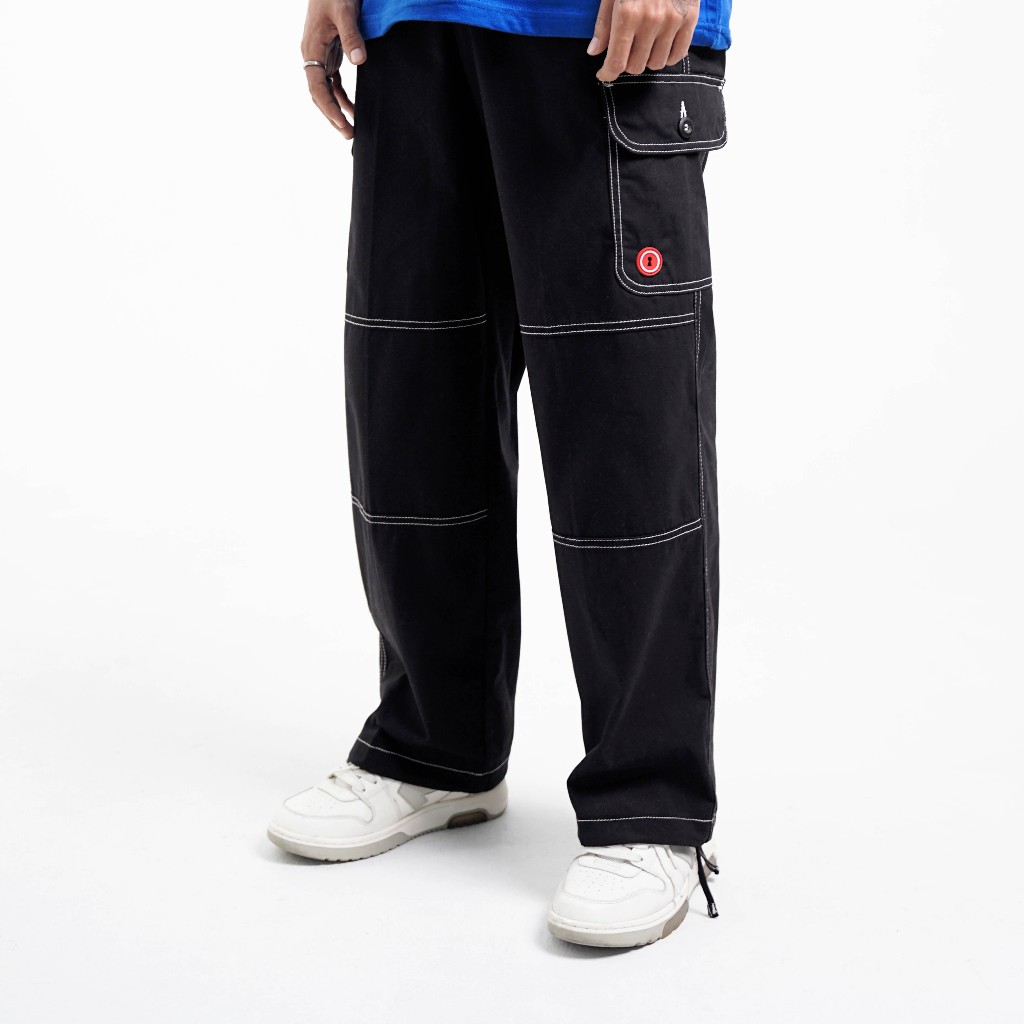 Jual Owners Cargo Carpenter Pants - Thread Black | Shopee Indonesia