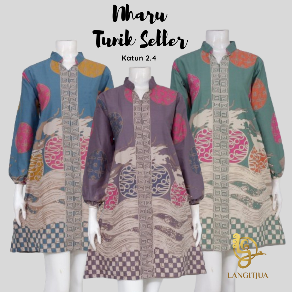 Jual NHARU BATIK LENGAN BALON | AYU BELLANI DRESS BATIK BUSUI FRIENDLY -LANGITJUA BATIK SOLO ...