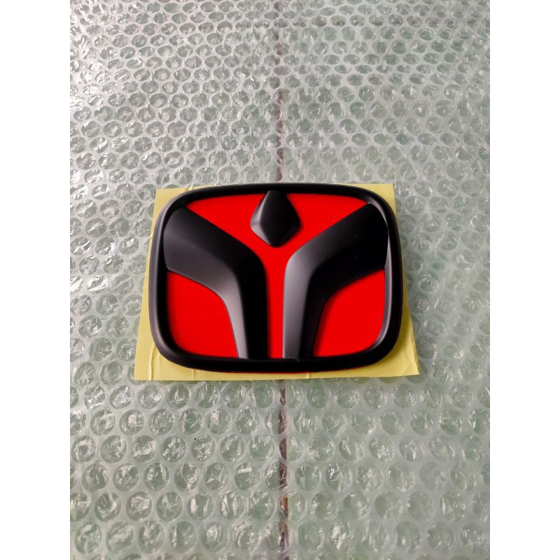 Jual Emblem logo melati Honda Brio bagasi hitam begron merah | Shopee ...