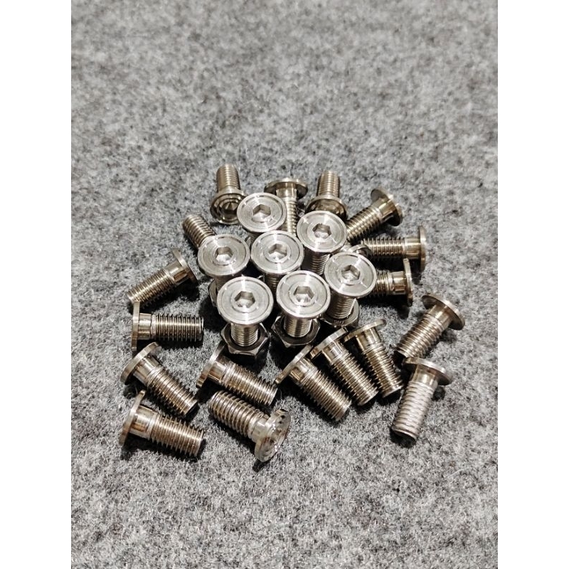 Jual baut L stainless custom SLIM M8 drat 12 MOTIF B | Shopee Indonesia