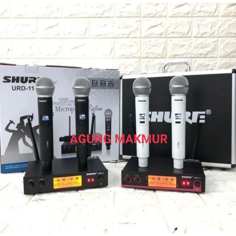 Jual Mic Wireless Shure URD 11 Handheld - Mic Wireless Shure URD11 | Shopee Indonesia