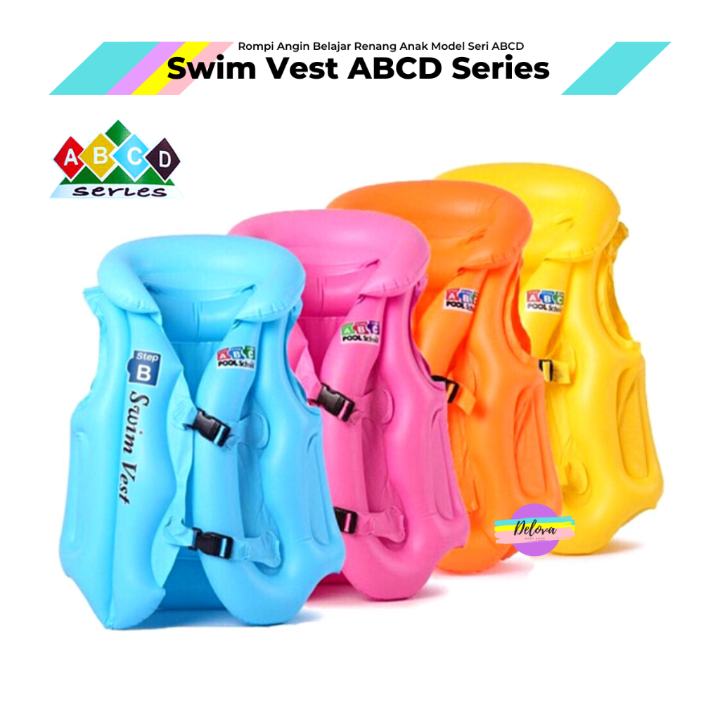 Jual Rompi Pelampung Belajar Renang Anak Swim Training Vest Swimvest ...