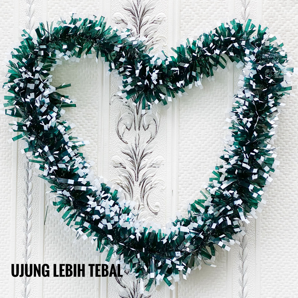 Jual Slinger Natal 2 Meter Rumbai Dekorasi Pohon Natal / Tinsel ...