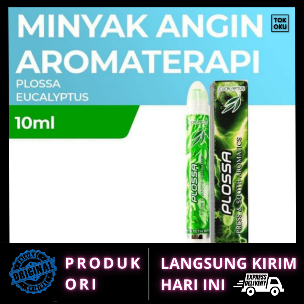 Jual Plossa Inhaler Minyak Angin Eucalyptus Hijau 10 Ml Original ...