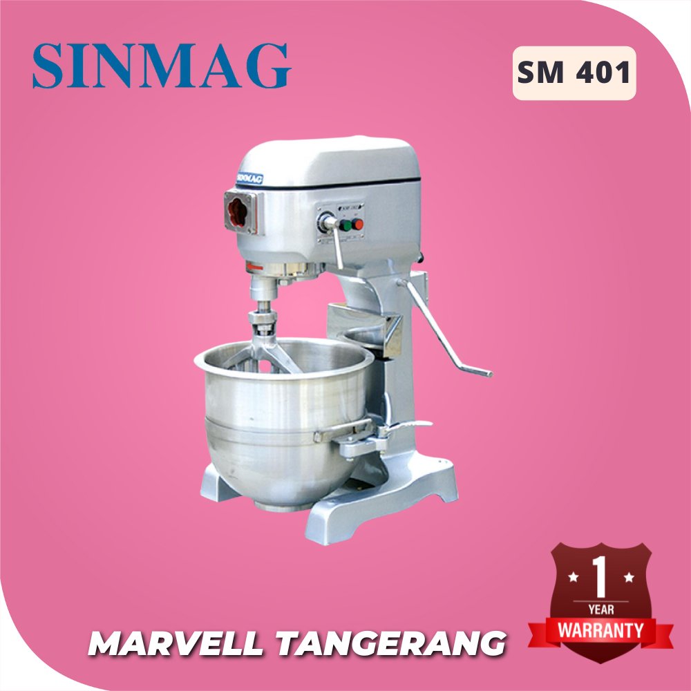 Jual SINMAG SM 401 Planetary Mixer Adonan Roti Kapasitas 40 Liter ...