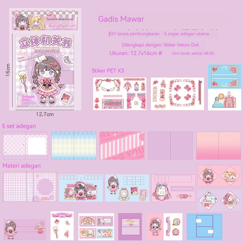 Jual Deco Paper Doll Mainan Jadul Bongkar Pasang BP toca boca paper ...