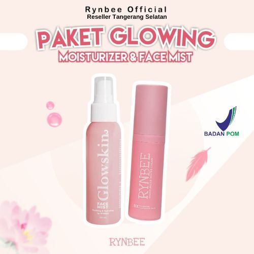 Jual PAKET GLOWING Face mist & Moisturizer by RYNBEE | Shopee Indonesia