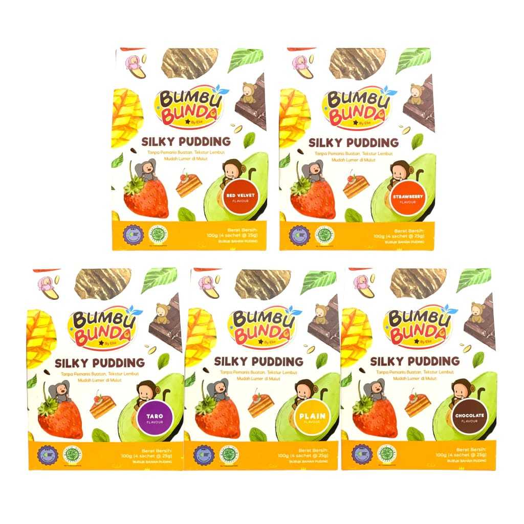 Jual Bumbu Bunda Elia Silky Pudding Anak / Snack MPASI / Silky Puding ...