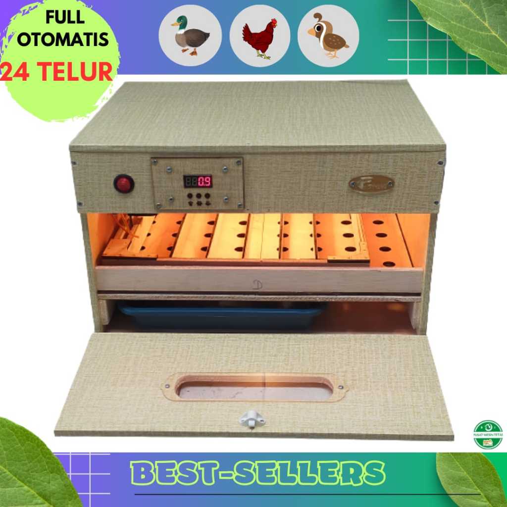 Jual Mesin tetas / penetas telur full otomatis kap 40 telur untuk telor ...