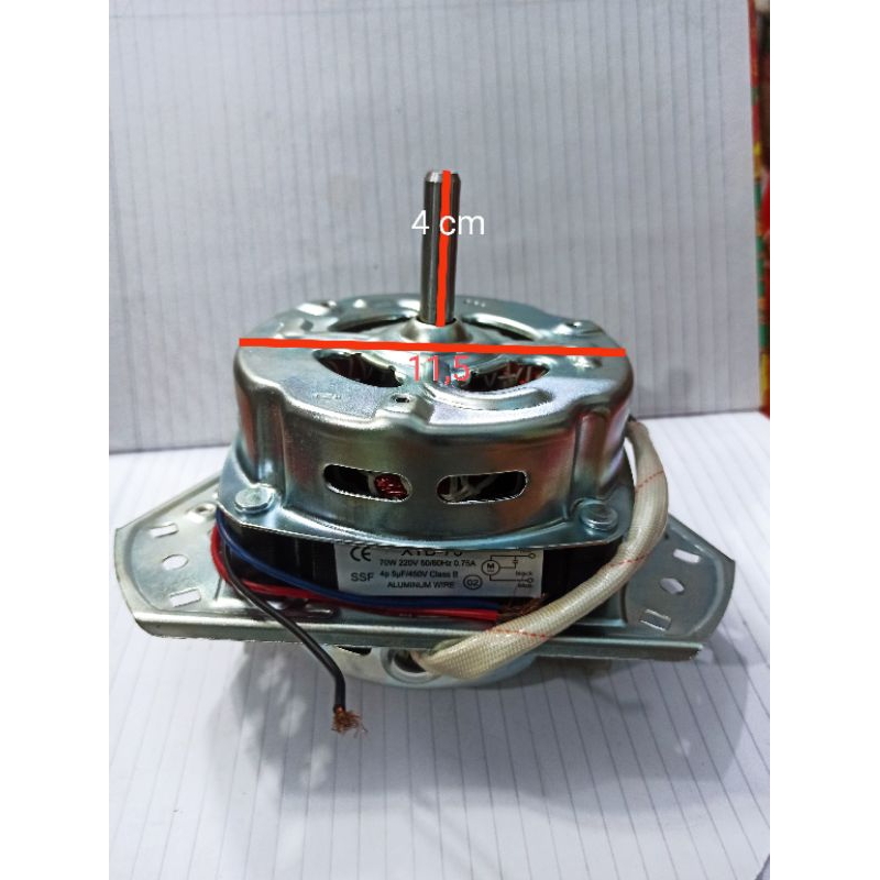 Jual DINAMO MESIN PENGERING MESIN CUCI 2 TABUNG TEMBAGA 70 WATT /MOTOR PENGERING MESIN CUCI ...