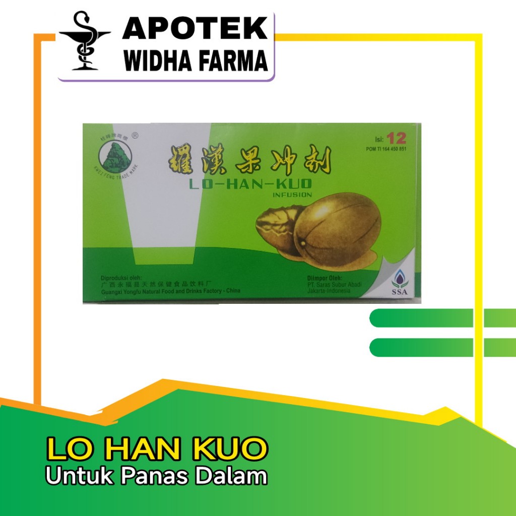 Jual LOHANKUO / LO HAN KUO INFUSION (Pereda Panas Dalam) | Shopee Indonesia