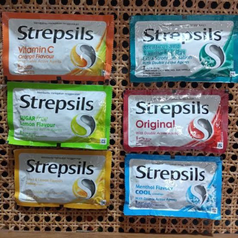 Jual Strepsils Original, Lemon & Cool biru - Membantu Melegakan ...