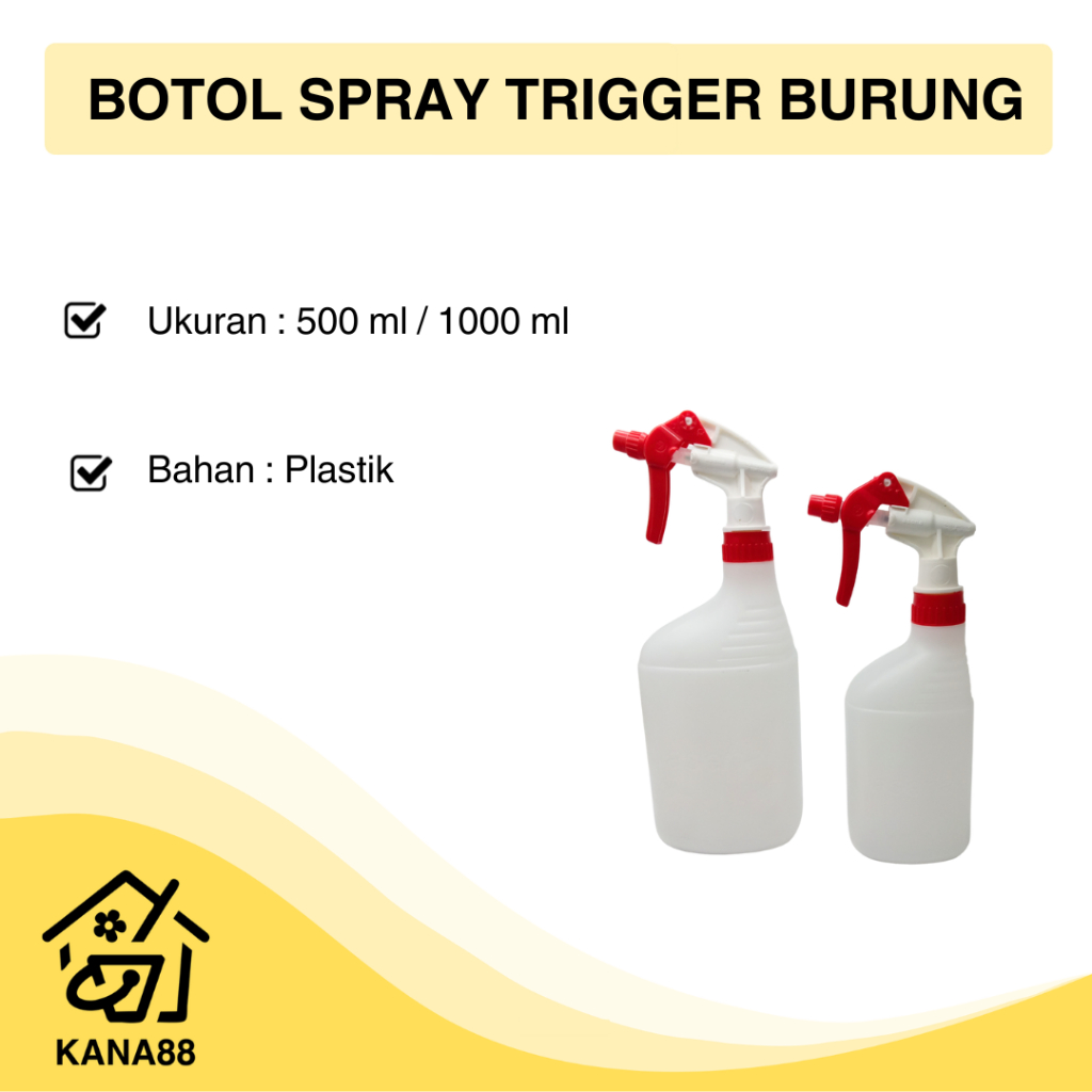 Jual Botol Spray Trigger Burung Asena Plastik Spray Air Tanaman Murah ...