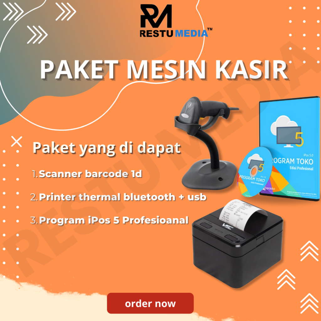 Jual PAKET MESIN KASIR | PROGAM IPOS 5 PRO | Shopee Indonesia