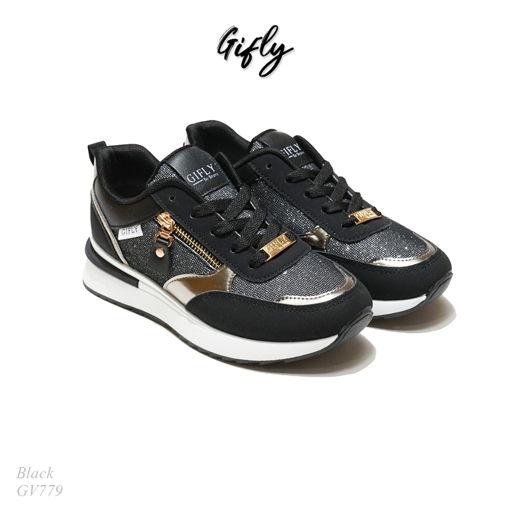 Jual GIFLY Allice Sepatu Sneakers Wanita Kets Putih Sport Shoes GV779 ...